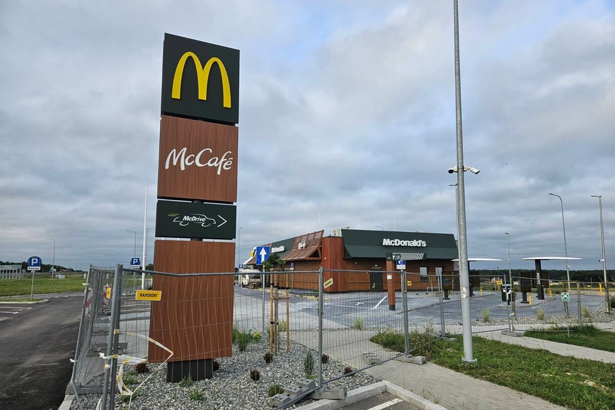 McDonalds na MOP Obroki przy S19 już gotowy. Otwarcie już w ten weekend ...
